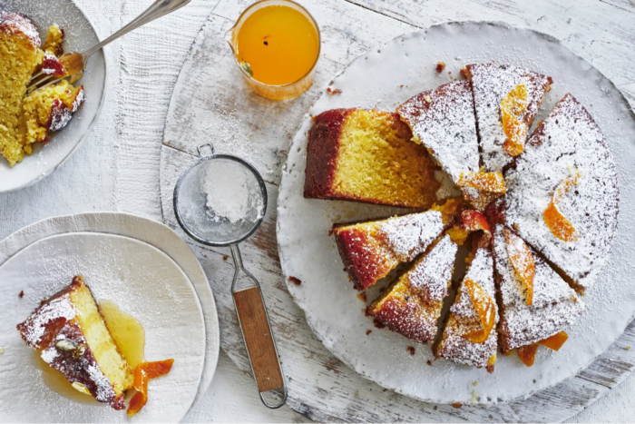 Mandarin and Yoghurt Cake with Cardamom Syrup - The Good Grocer